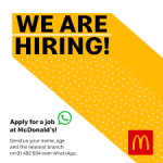Apply For Jobs At McDonald’s – We are Hiring – MyJobLocate.Com