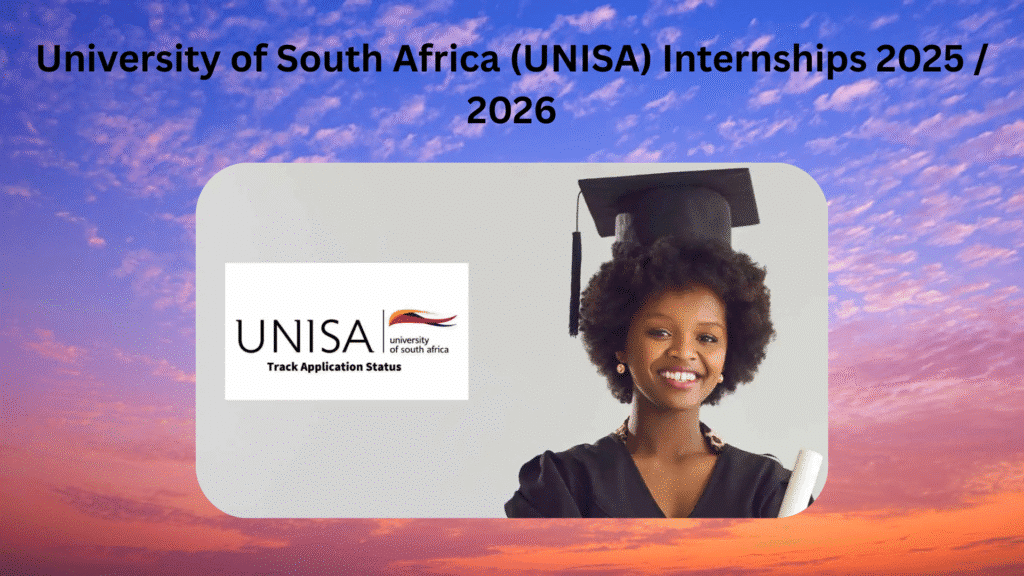 University of South Africa (UNISA) Internships 2025 - MyJobLocate.Com